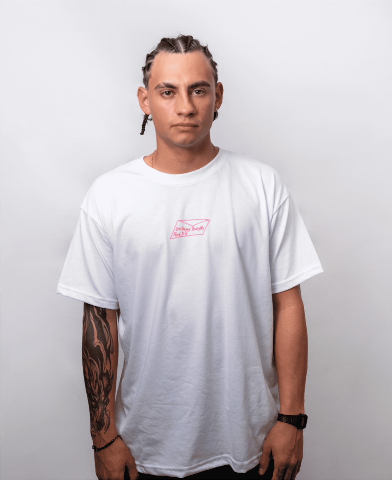 Oversize Tee "Letter" – Happy Thoughts